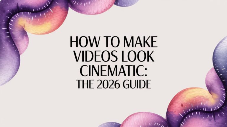 How to Make Videos Look Cinematic: The 2026 Guide