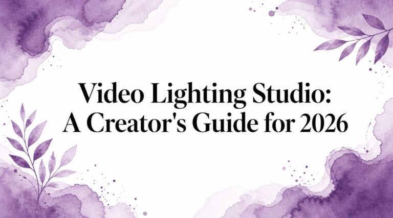 Video Lighting Studio: A Creator's Guide for 2026
